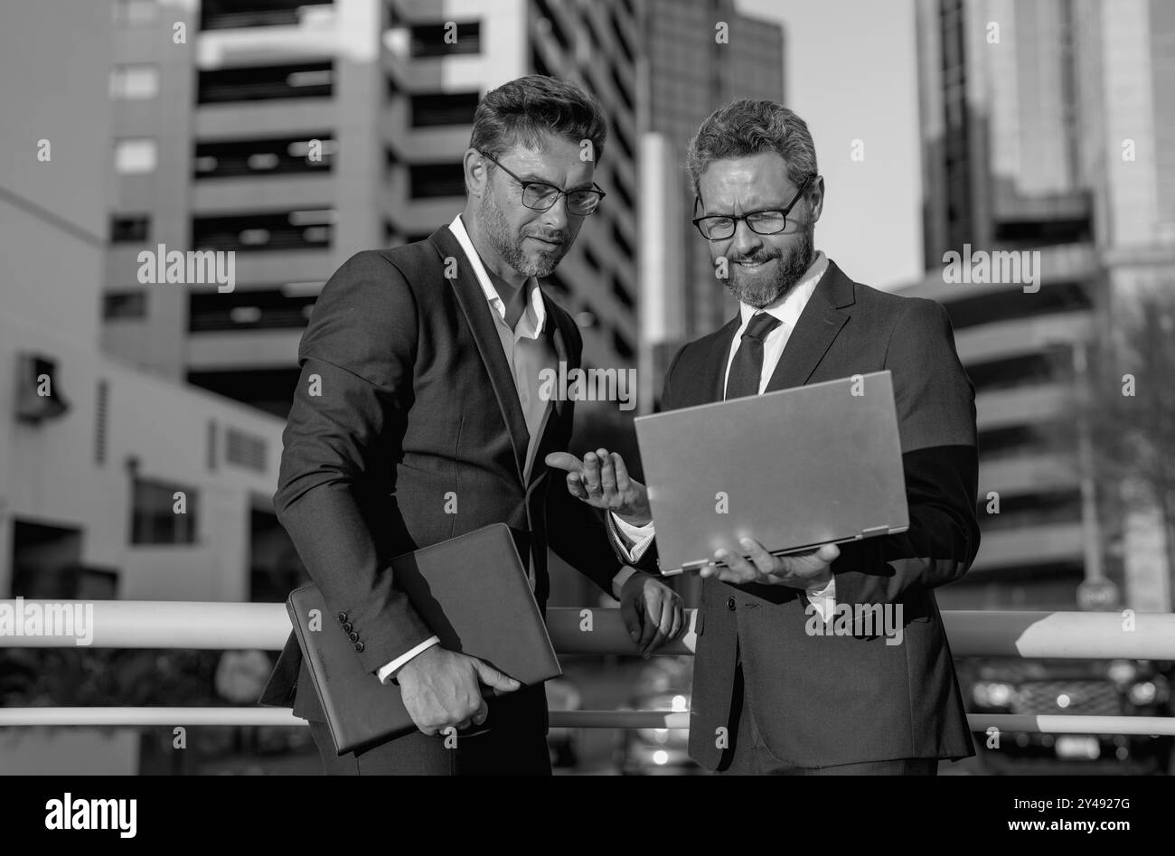 Planning of two business teams strategy. Two business men teams ...