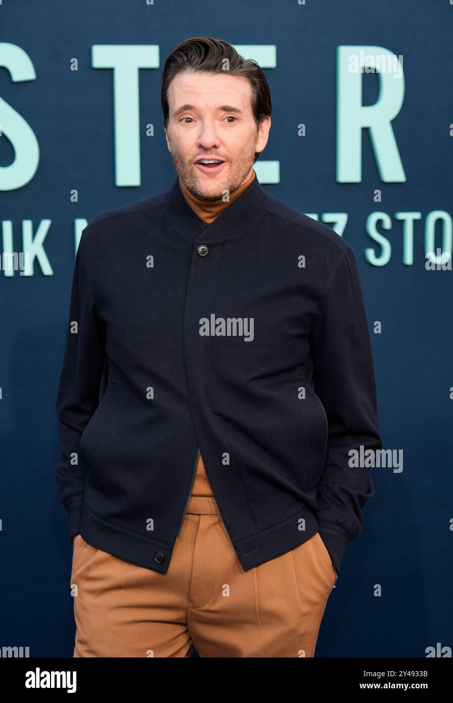 Jason Butler Harner poses at the premiere of the Netflix series ...