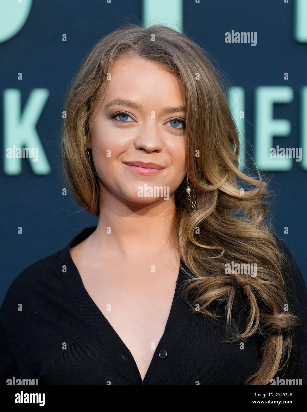 Jade Pettyjohn poses at the premiere of the Netflix series "Monsters ...