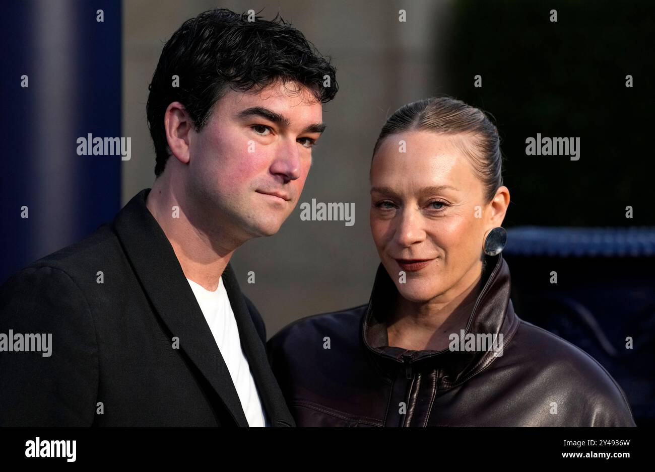 Chloe Sevigny and husband Sinisa Mackovic pose together at the premiere ...