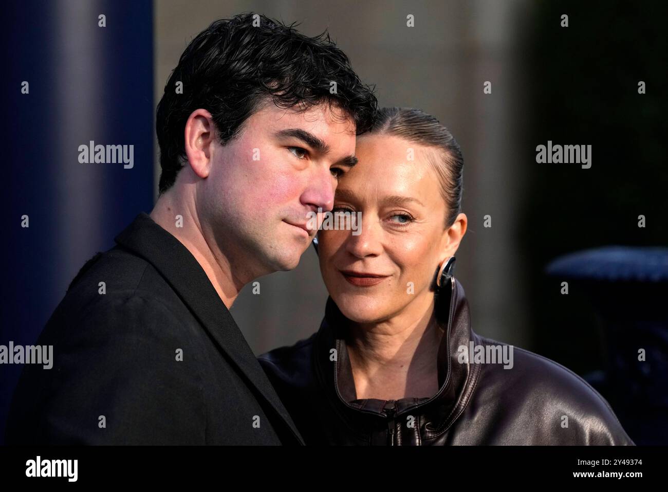 Chloe Sevigny and husband Sinisa Mackovic pose together at the premiere ...