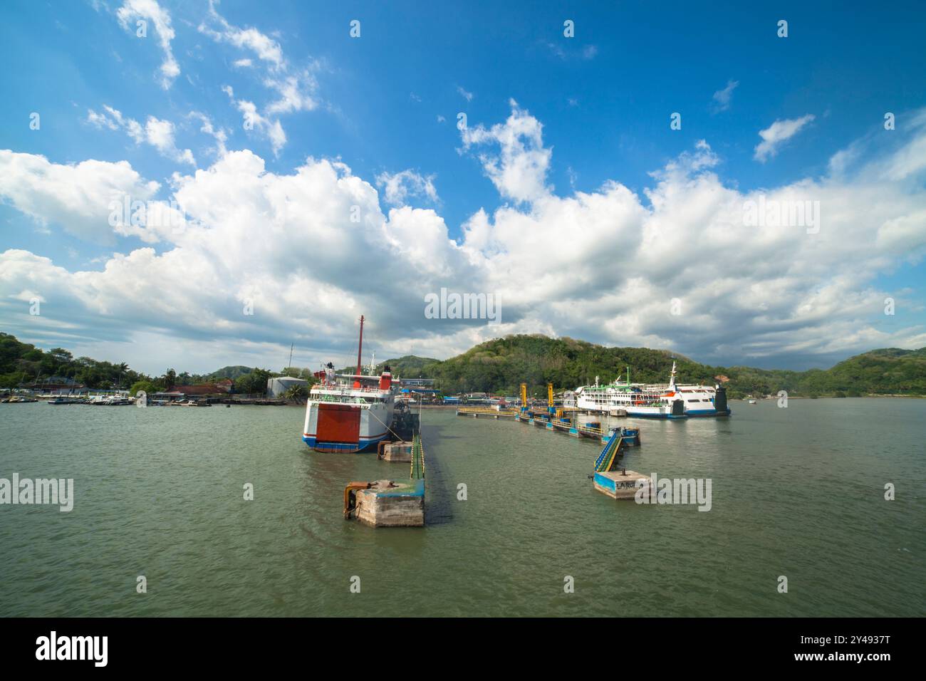 Port of Lembar, Lombok, Indonesia Stock Photo - Alamy