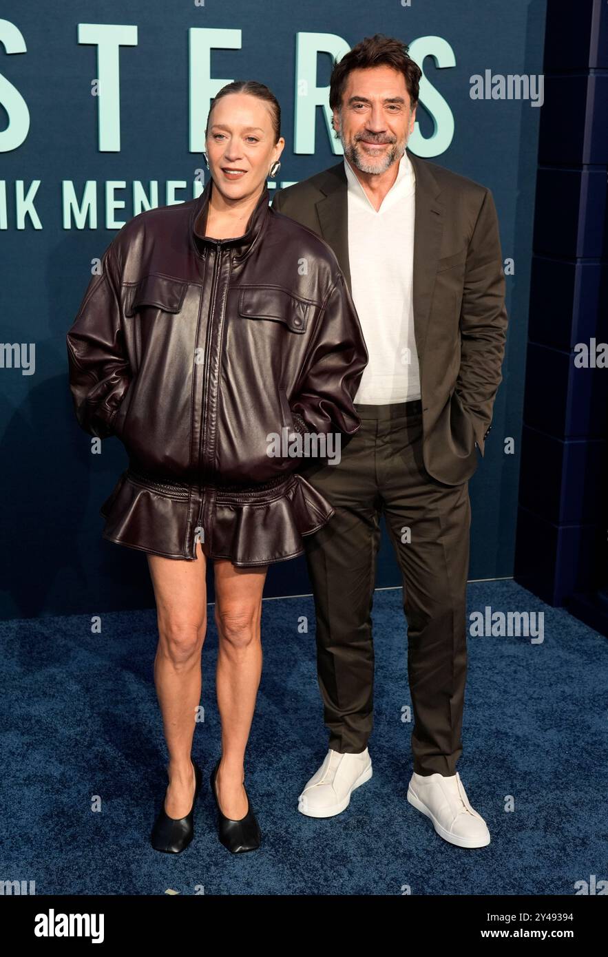 Chloe Sevigny, left, and Javier Bardem pose together at the premiere of ...