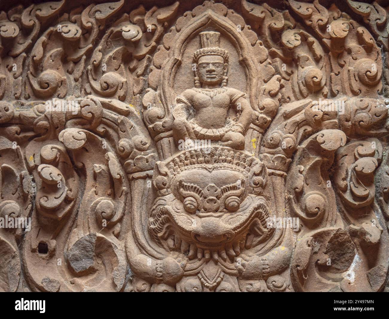 LAOS, CHAMPASAK PROVINCE, CHAMPASAK, VAT PHOU TEMPLE, SHIVA LINGAM ...