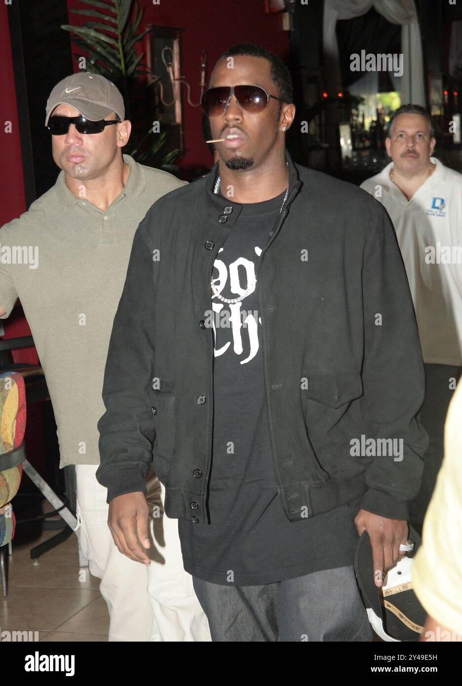 MIAMI BEACH, FL - APRIL 22: Sean "P-Diddy" Combs out on the town in ...