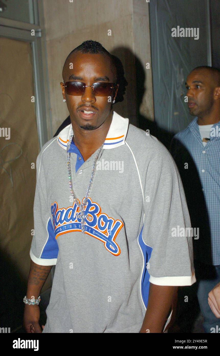 MIAMI BEACH, FL - APRIL 22: Sean "P-Diddy" Combs out on the town in ...