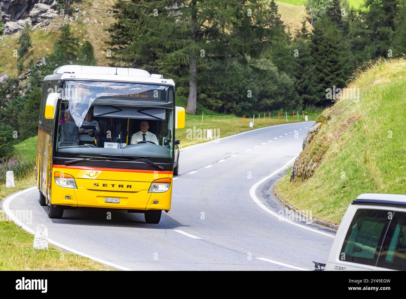 Lukmanierpassstrasse hi-res stock photography and images - Alamy