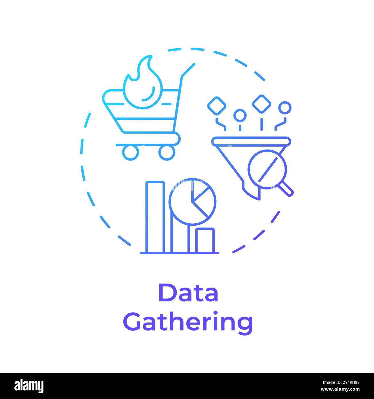 Data gathering blue gradient concept icon Stock Vector Image & Art - Alamy Data gathering blue gradient concept icon Stock Vector Image & Art - Alamy