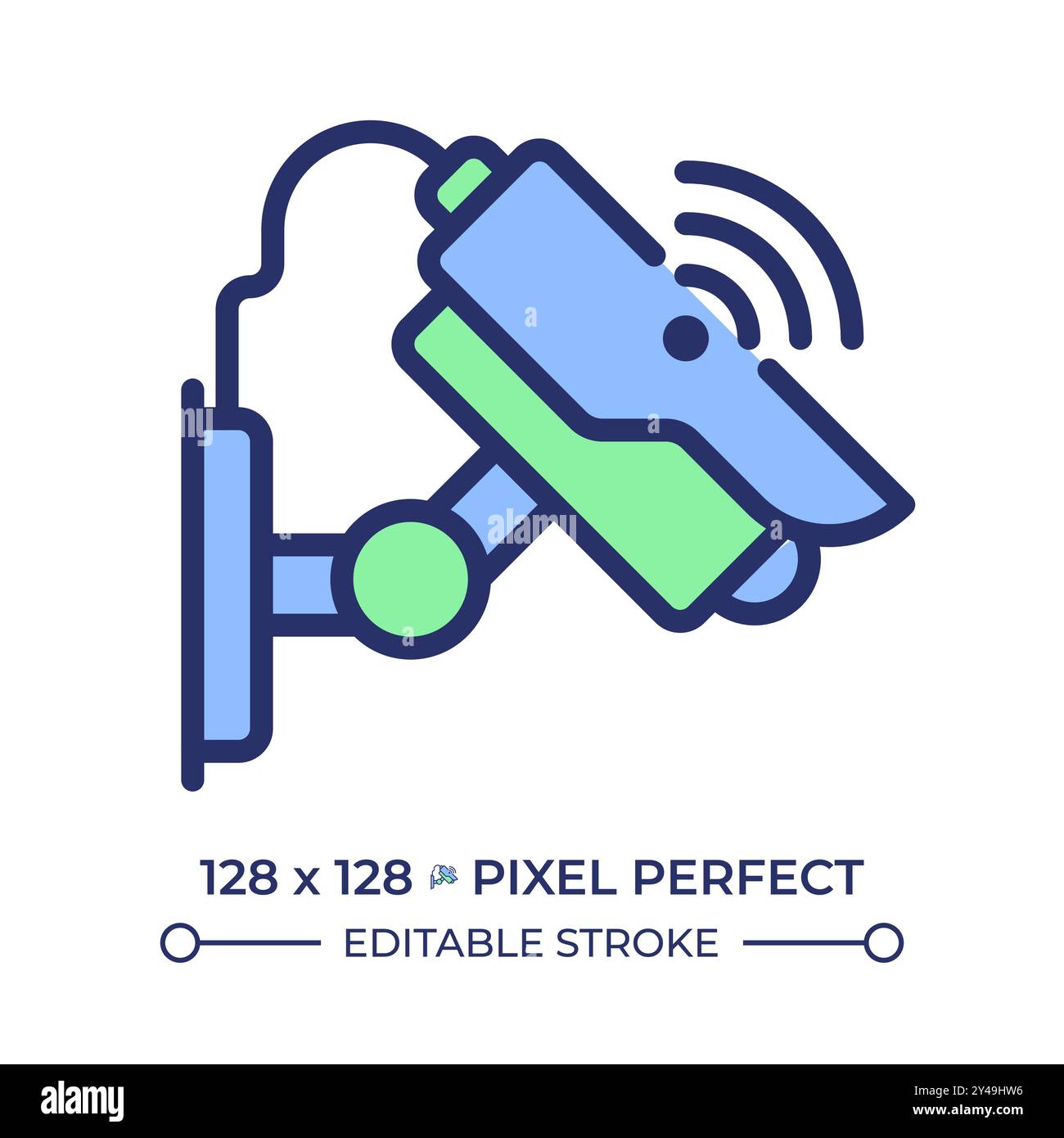 Smart security pixel perfect RGB color icon Stock Vector Image & Art - Alamy