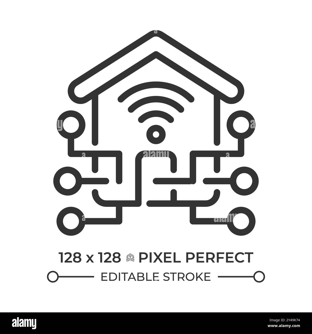Smart home automation iot Black and White Stock Photos & Images - Alamy