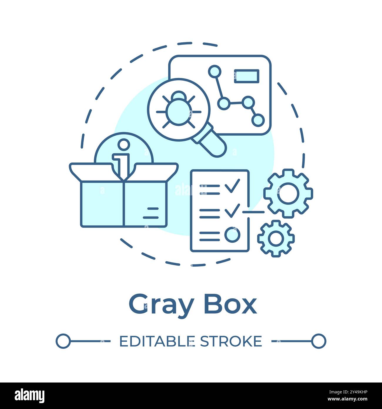 Cyber assessment concept Stock Vector Images - Alamy