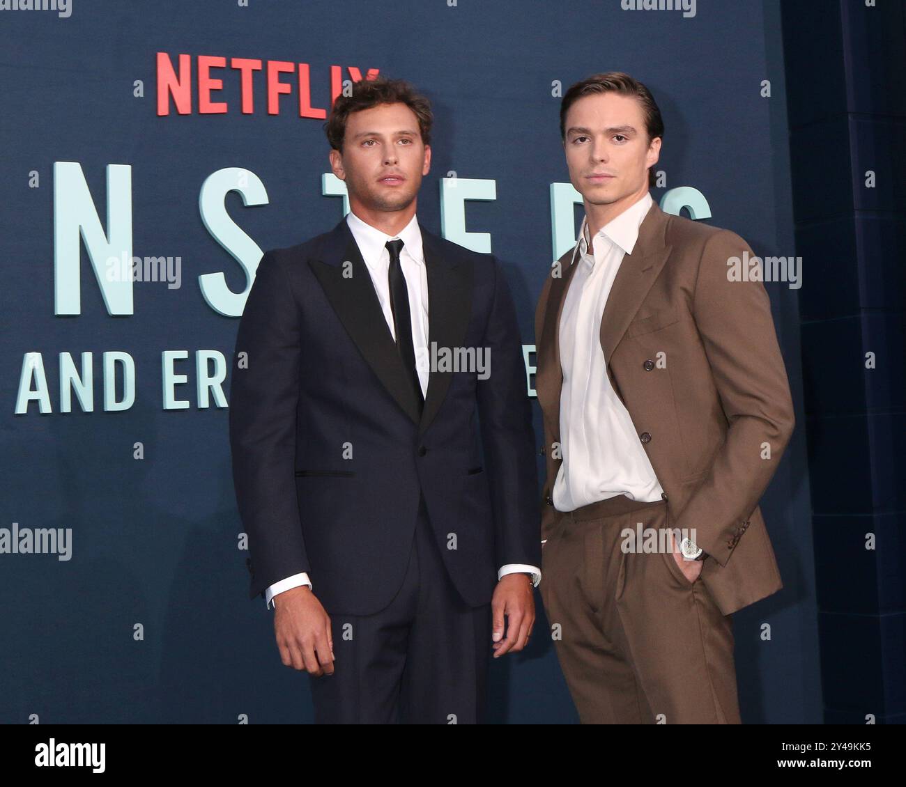 Los Angeles, USA. 16, September, 2024. Pictured left to right, Cooper ...