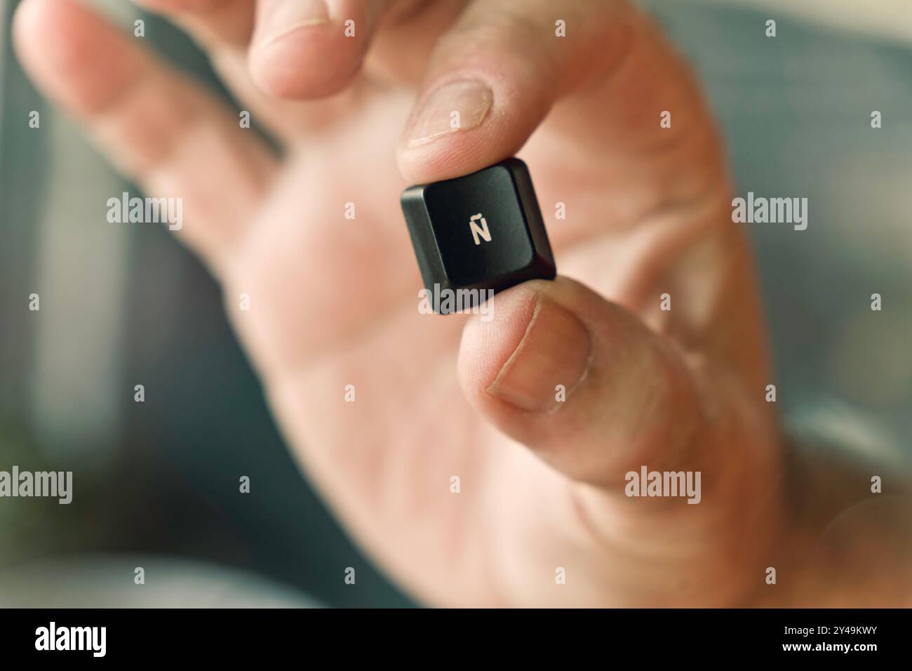 Spanish letter n hi-res stock photography and images - Alamy