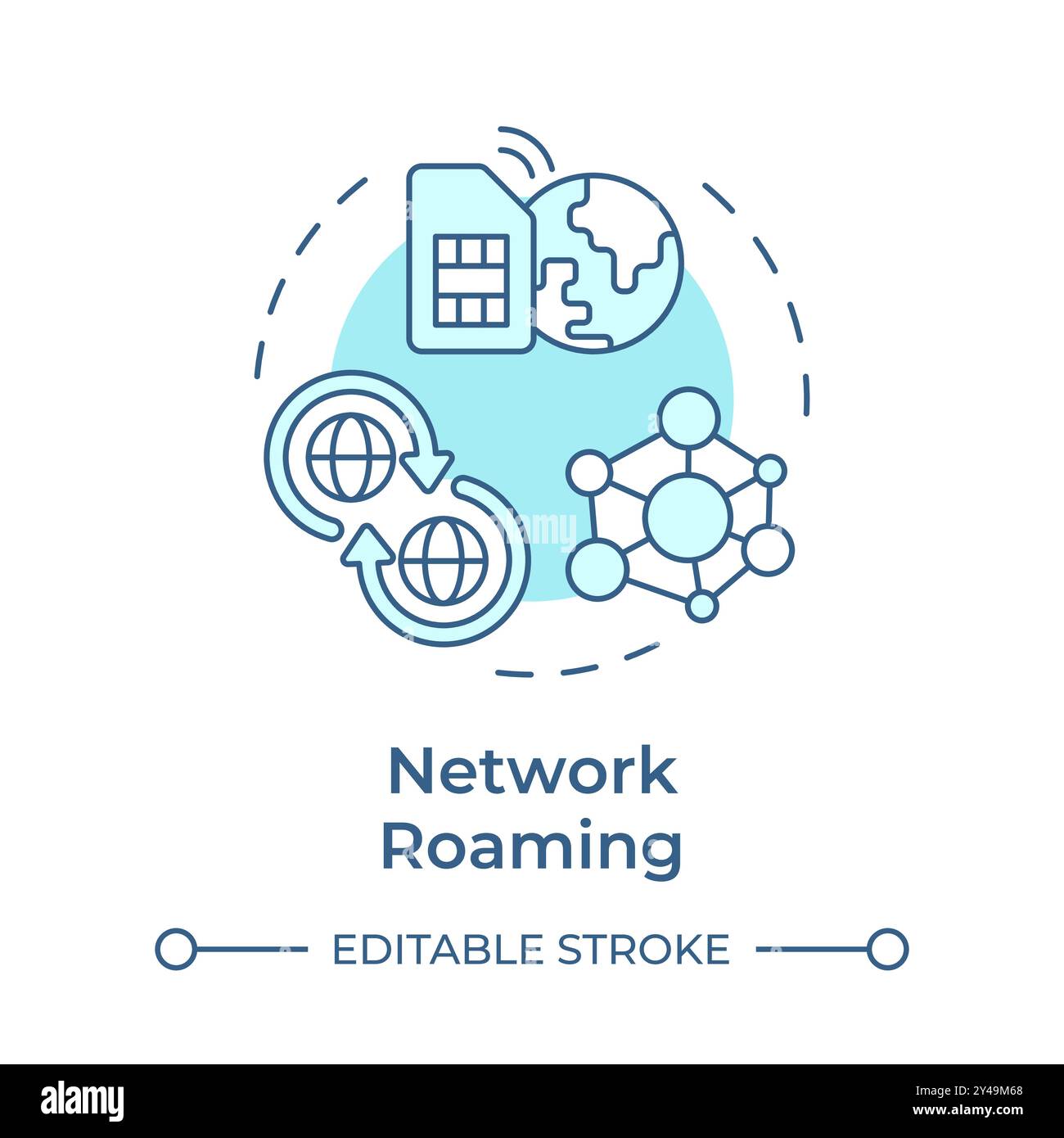 Modern roaming Stock Vector Images - Alamy