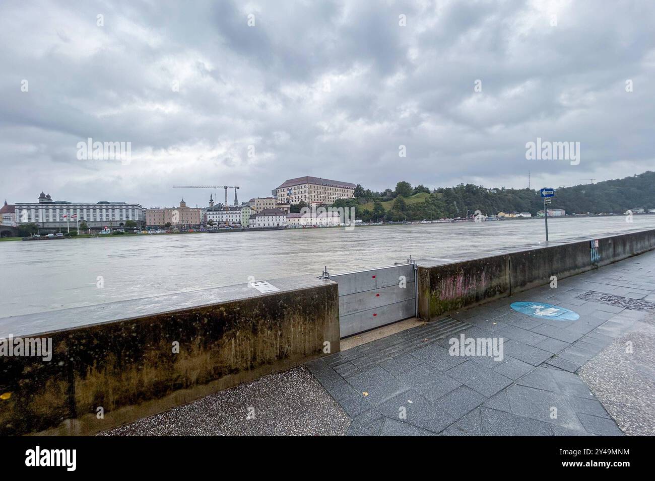 Linz, Urfahr, Hochwasser 17.09.2024, Linz, AUT, Urfahr, Hochwasser, im ...