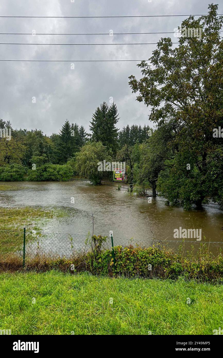 Linz, Urfahr, Hochwasser 17.09.2024, Linz, AUT, Urfahr, Hochwasser, im ...