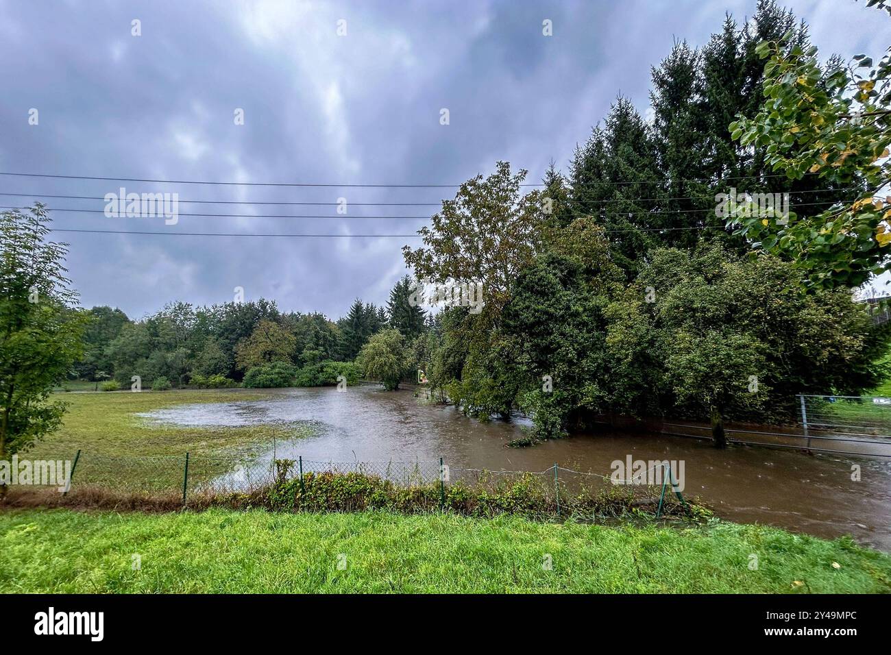 Linz, Urfahr, Hochwasser 17.09.2024, Linz, AUT, Urfahr, Hochwasser, im ...