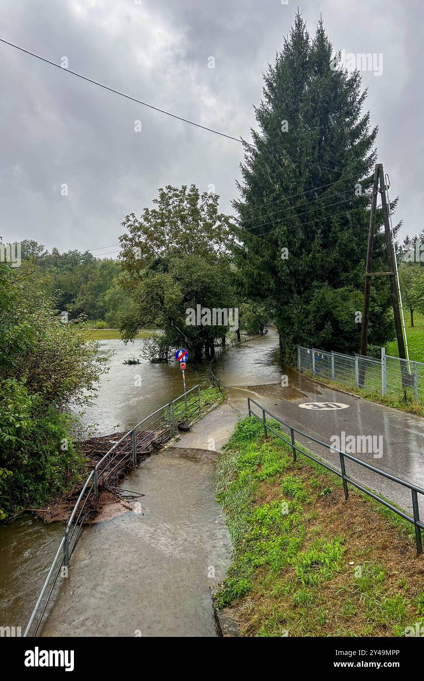 Linz, Urfahr, Hochwasser 17.09.2024, Linz, AUT, Urfahr, Hochwasser, im ...