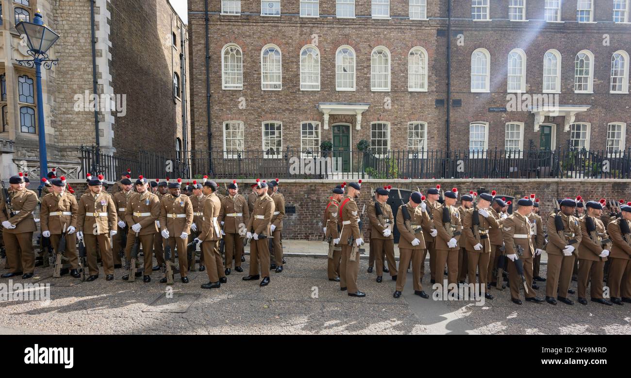 City of London, UK. 16th September 2024. The Royal Regiment of ...