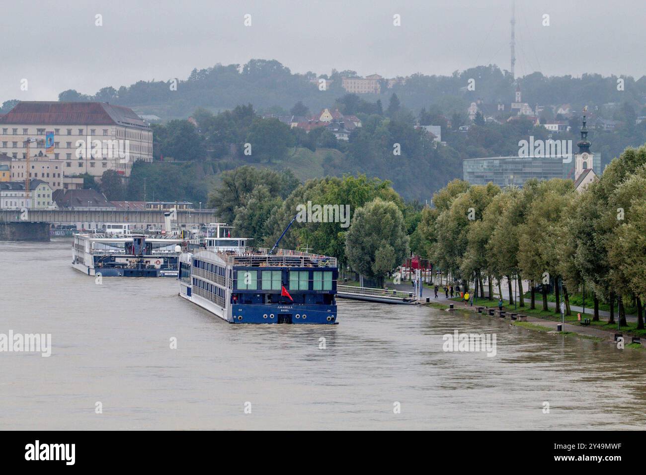 Linz, Urfahr, Hochwasser 17.09.2024, Linz, AUT, Urfahr, Hochwasser, im ...