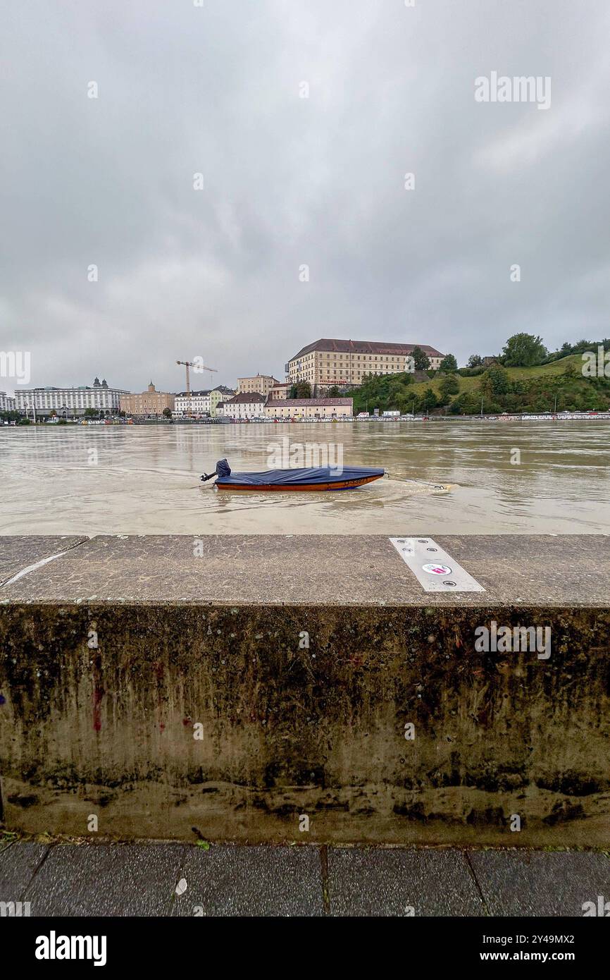 Linz, Urfahr, Hochwasser 17.09.2024, Linz, AUT, Urfahr, Hochwasser, im ...