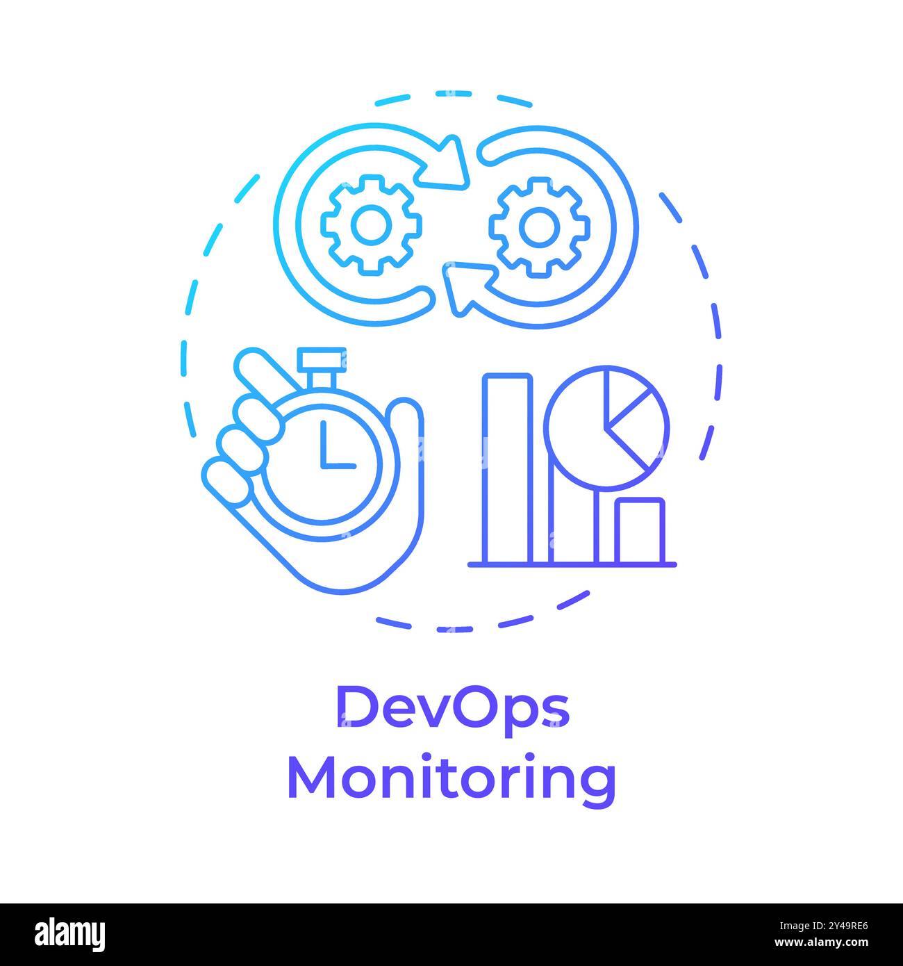 DevOps monitoring blue gradient concept icon Stock Vector Image & Art ... DevOps monitoring blue gradient concept icon Stock Vector Image & Art ...