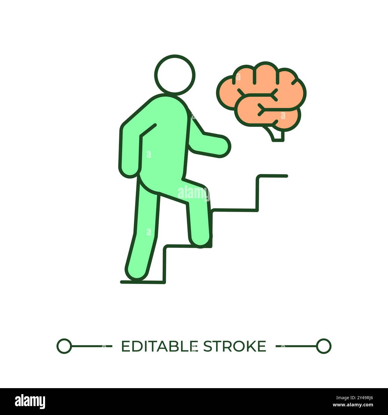 Evolution RGB color icon Stock Vector Image & Art - Alamy