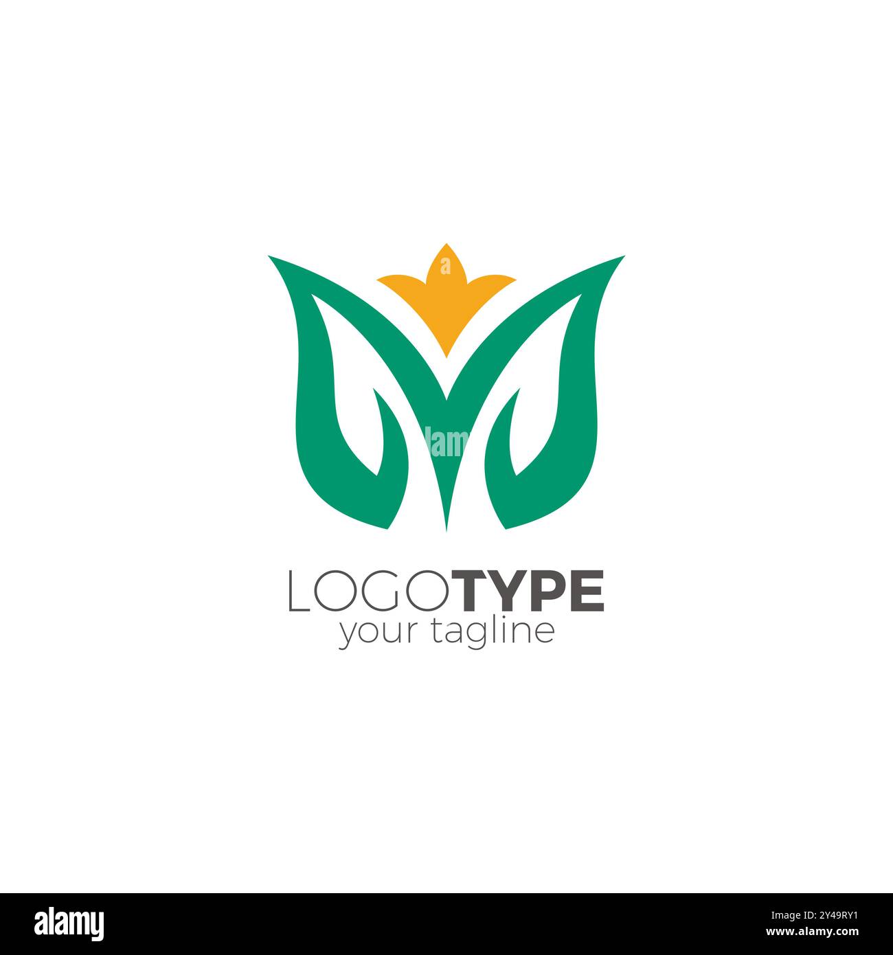 M flower logo hi-res stock photography and images - Alamy