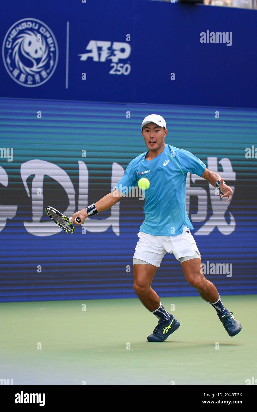 Chengdu, China. 17 September, 2024. Yu Hsiou HSU of Taipei during the ...