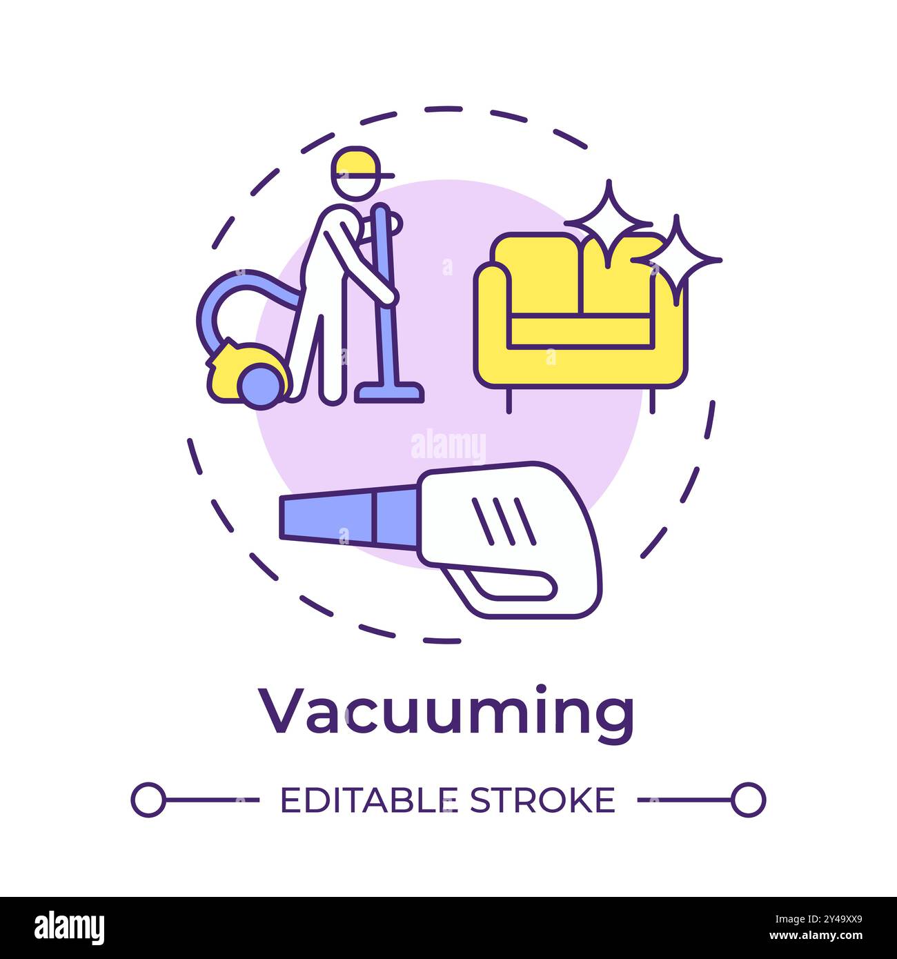 Vacuum for office Stock Vector Images - Alamy