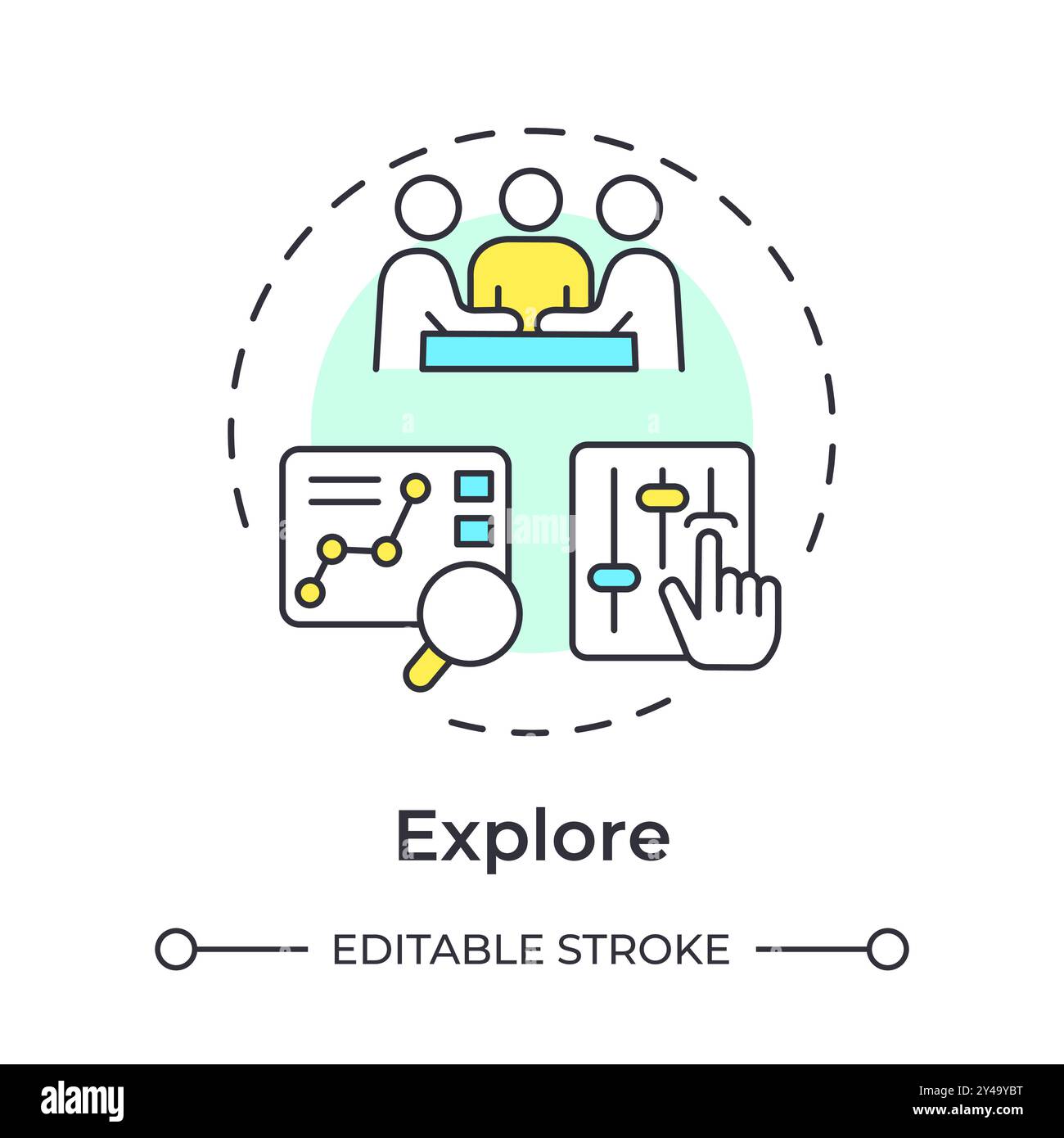 Explore development illustration research Cut Out Stock Images ...