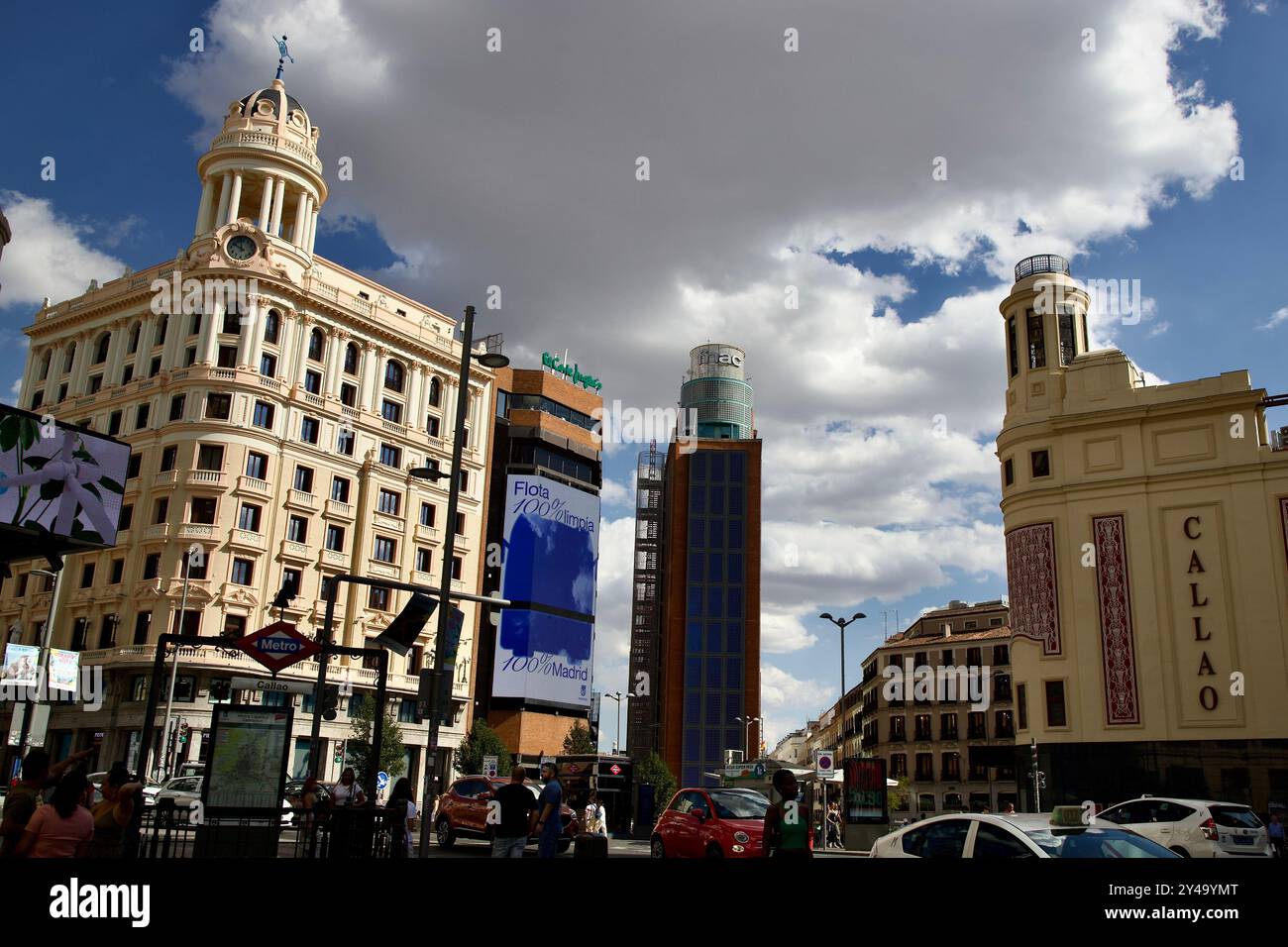 Madrid City Center, Capital of Spain Stock Photo - Alamy