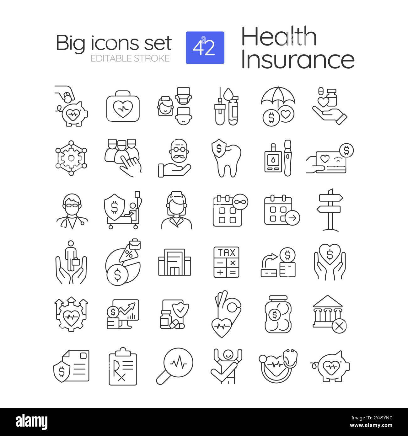 Set medical healthcare items Stock Vector Images - Alamy