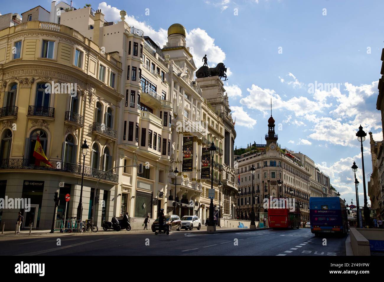 Madrid City Center, Capital of Spain Stock Photo - Alamy