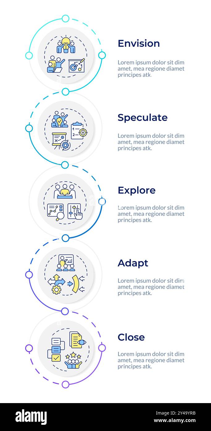 Agile project management infographic design template Stock Vector Image ...