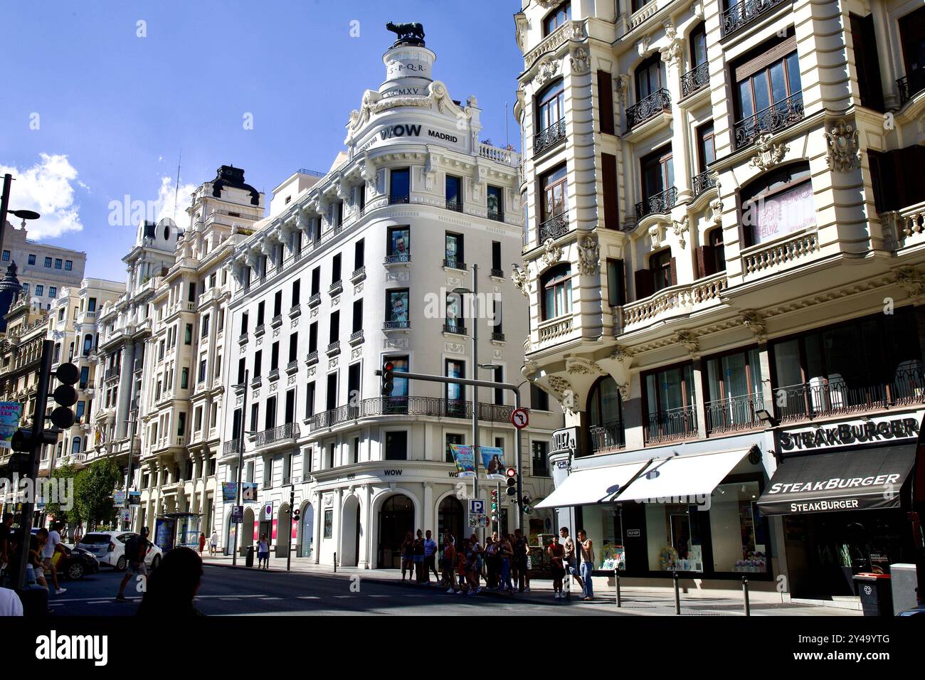 Madrid City Center, Capital of Spain Stock Photo - Alamy