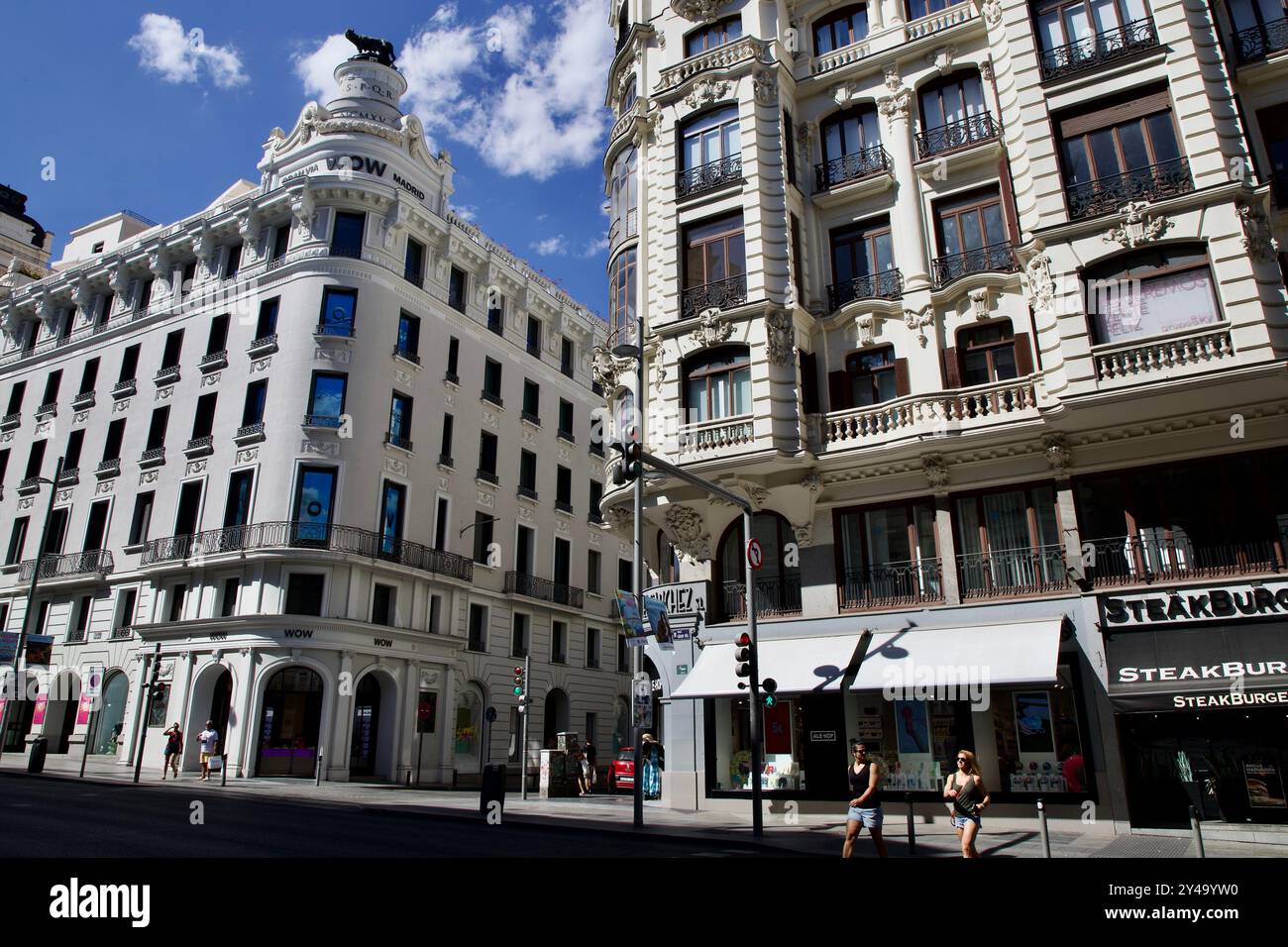 Madrid City Center, Capital of Spain Stock Photo - Alamy