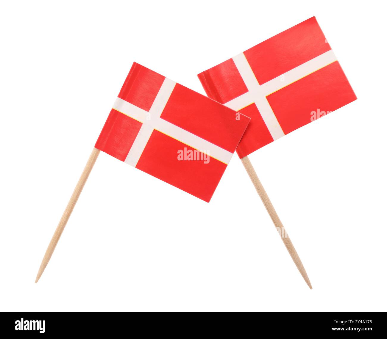 Small flags decoration Cut Out Stock Images & Pictures - Alamy