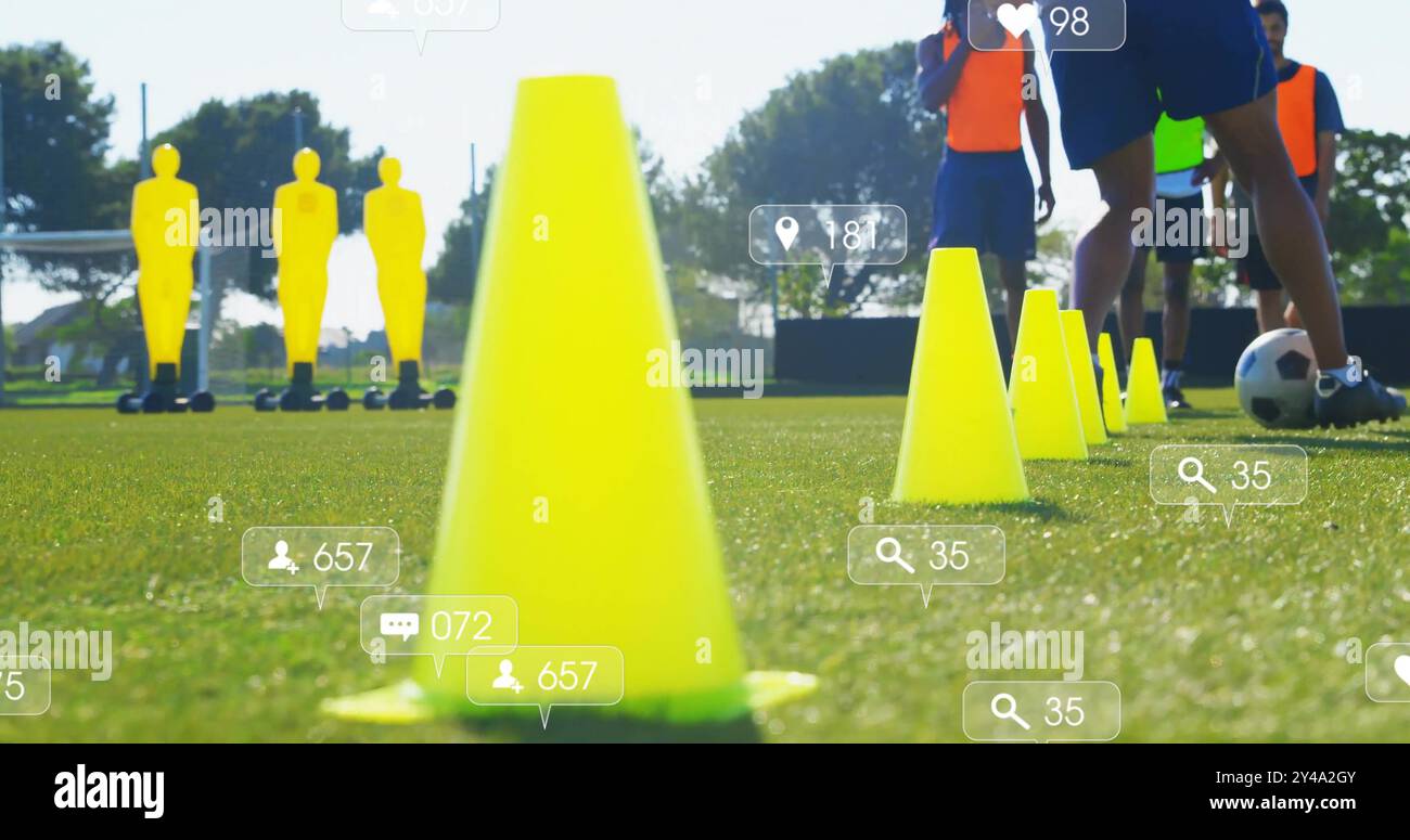 Data processing football players training hi-res stock photography and ...