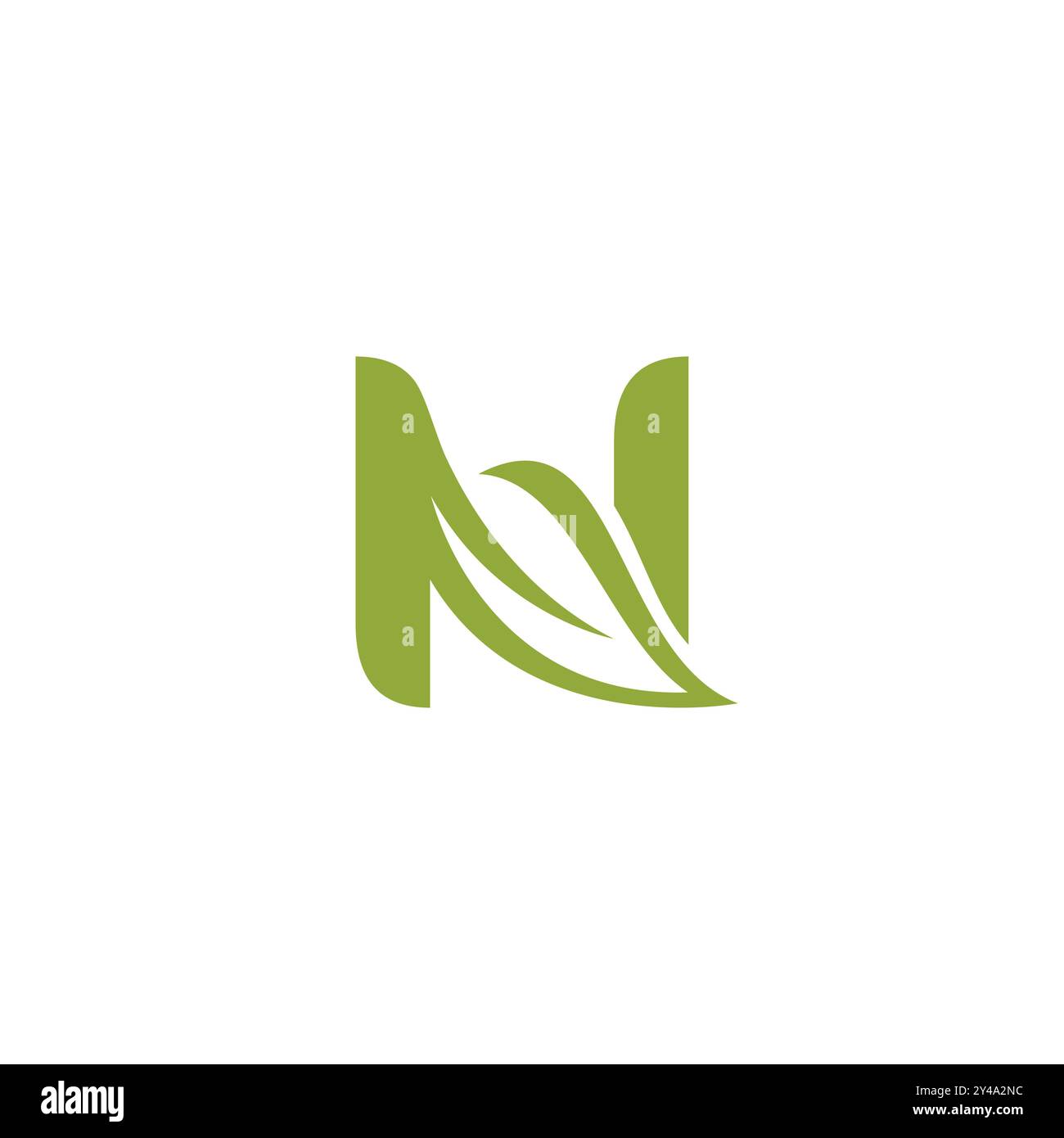 Leaf logos hi-res stock photography and images - Alamy