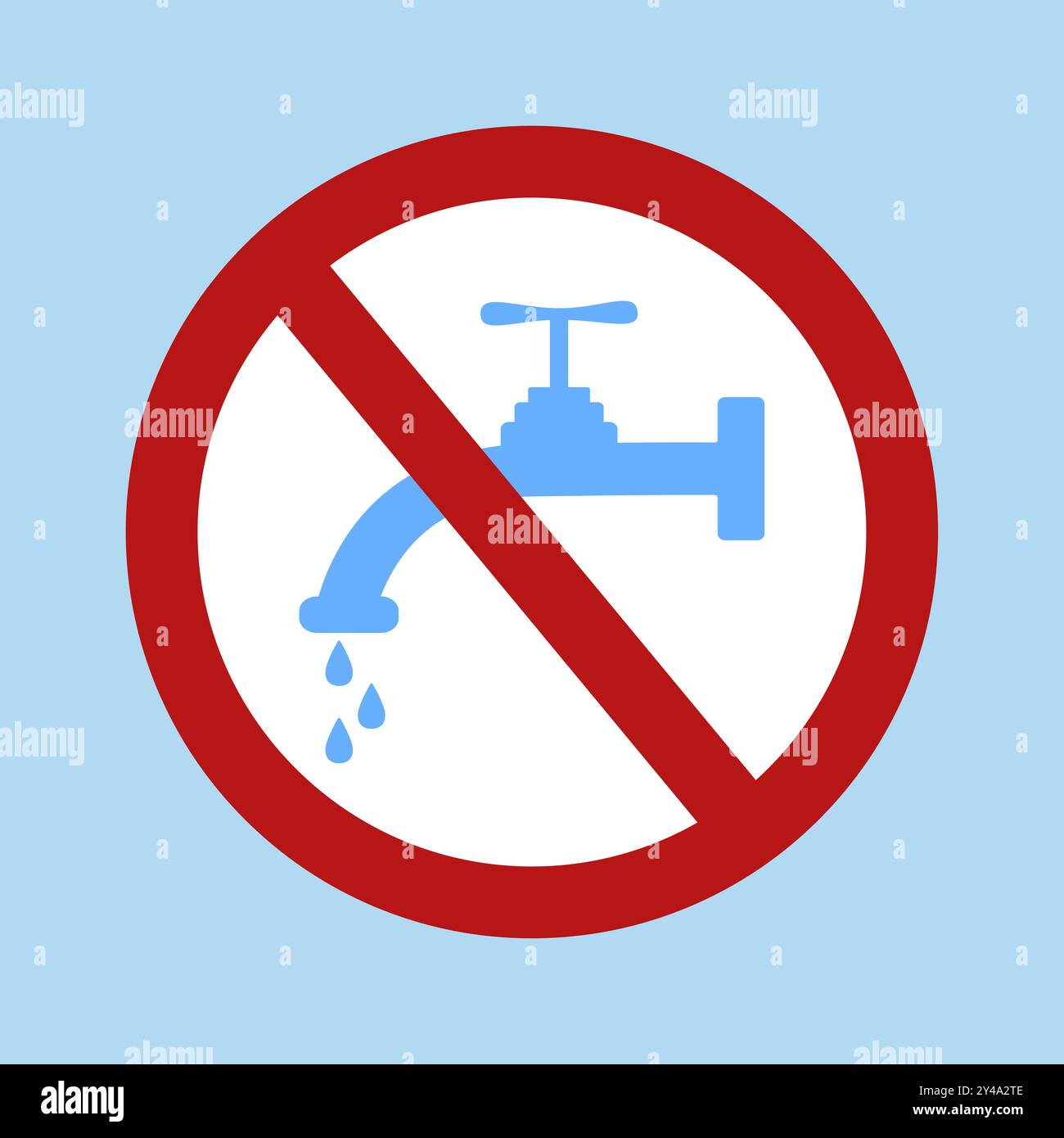 An illustration about saving water resources. The concept of water ...