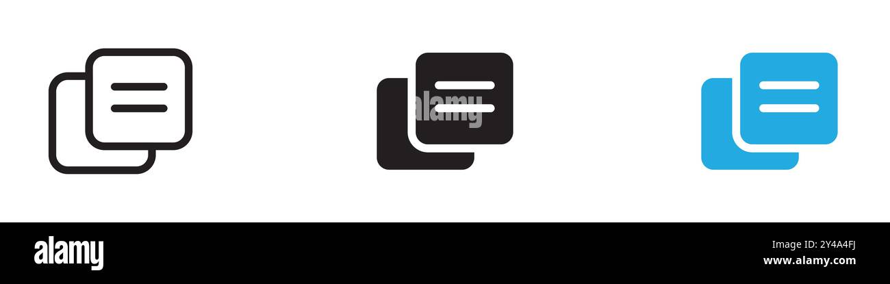 Format Icon Vector Line Logo Mark Or Symbol Set Collection Outline Style Stock Vector Image