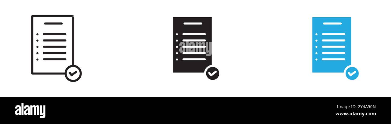 Planning icon vector line logo mark or symbol set collection outline ...