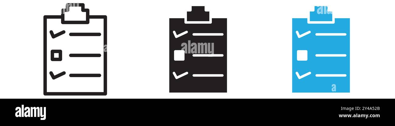 Planning icon vector line logo mark or symbol set collection outline ...