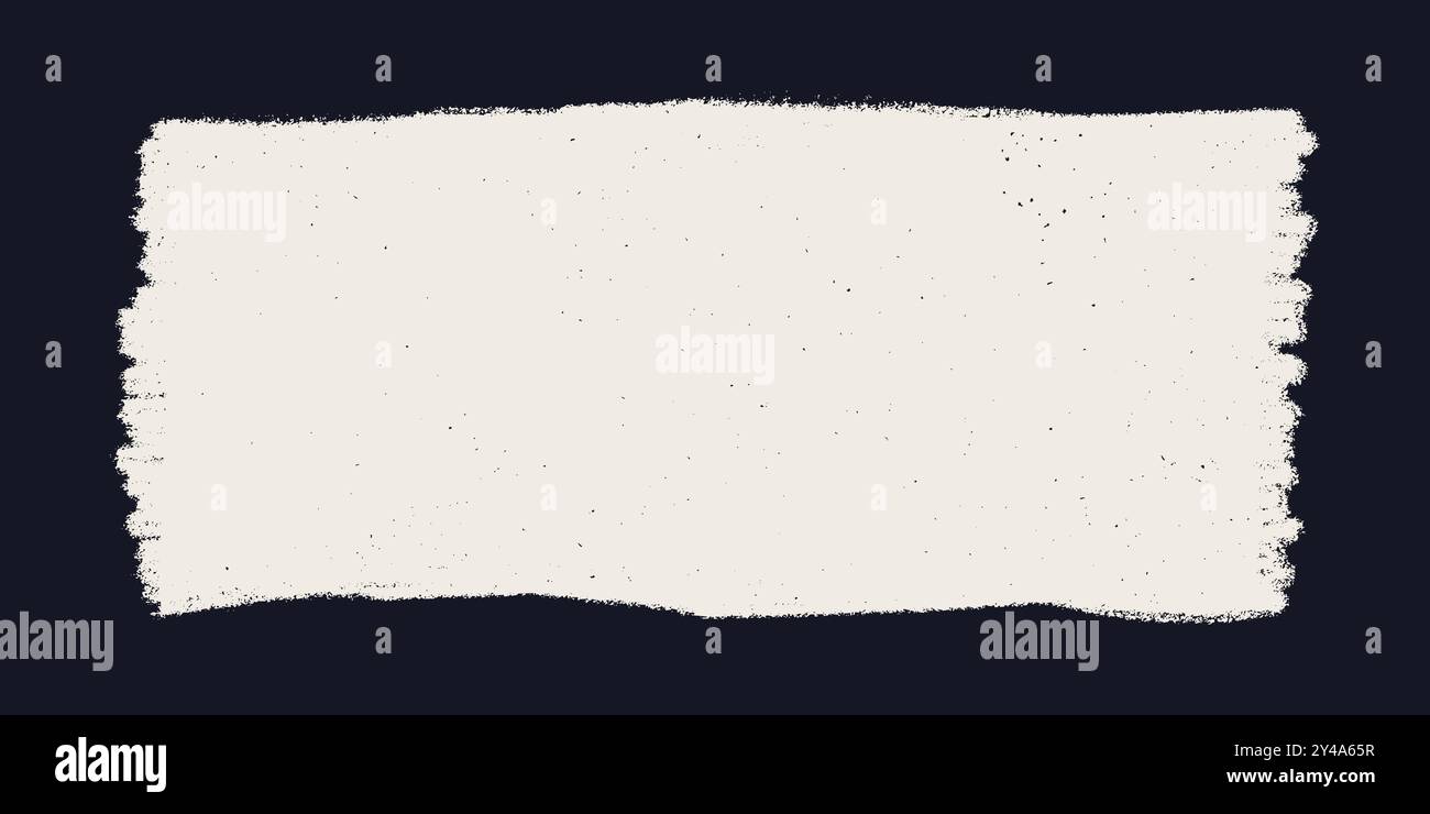 Hand drawn Rectangle with grunge texture. Rough style frame silhouette ...