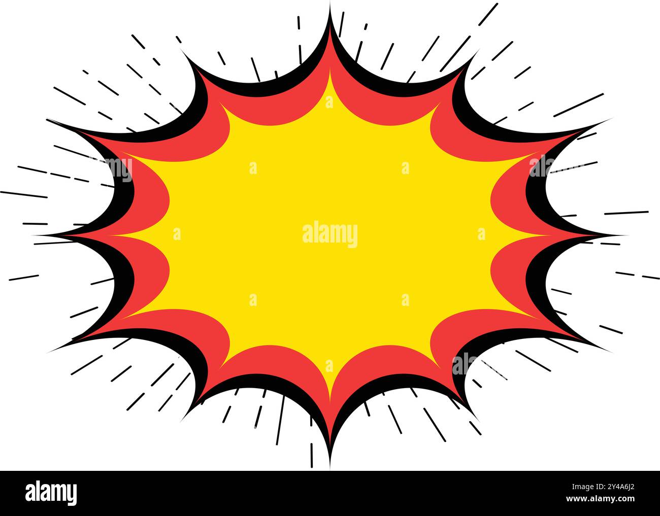Comic explosion vector vectors hi-res stock photography and images - Alamy