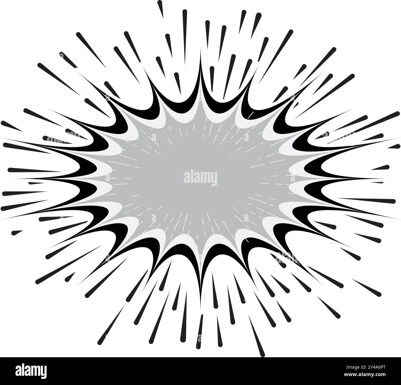 Explosion Pop art cartoon comic isolated. Vector illustration Stock ...