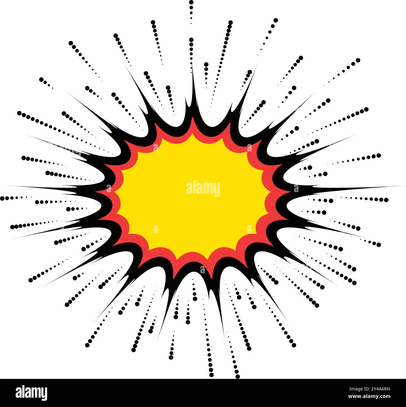 Comic explosion vector vectors hi-res stock photography and images - Alamy