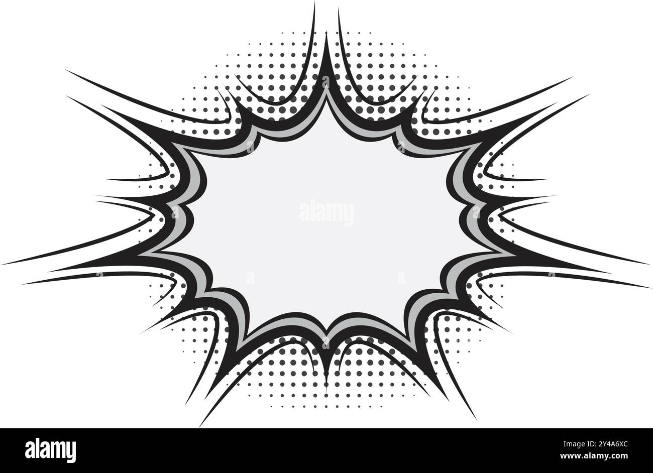 Comic explosion frame hi-res stock photography and images - Alamy