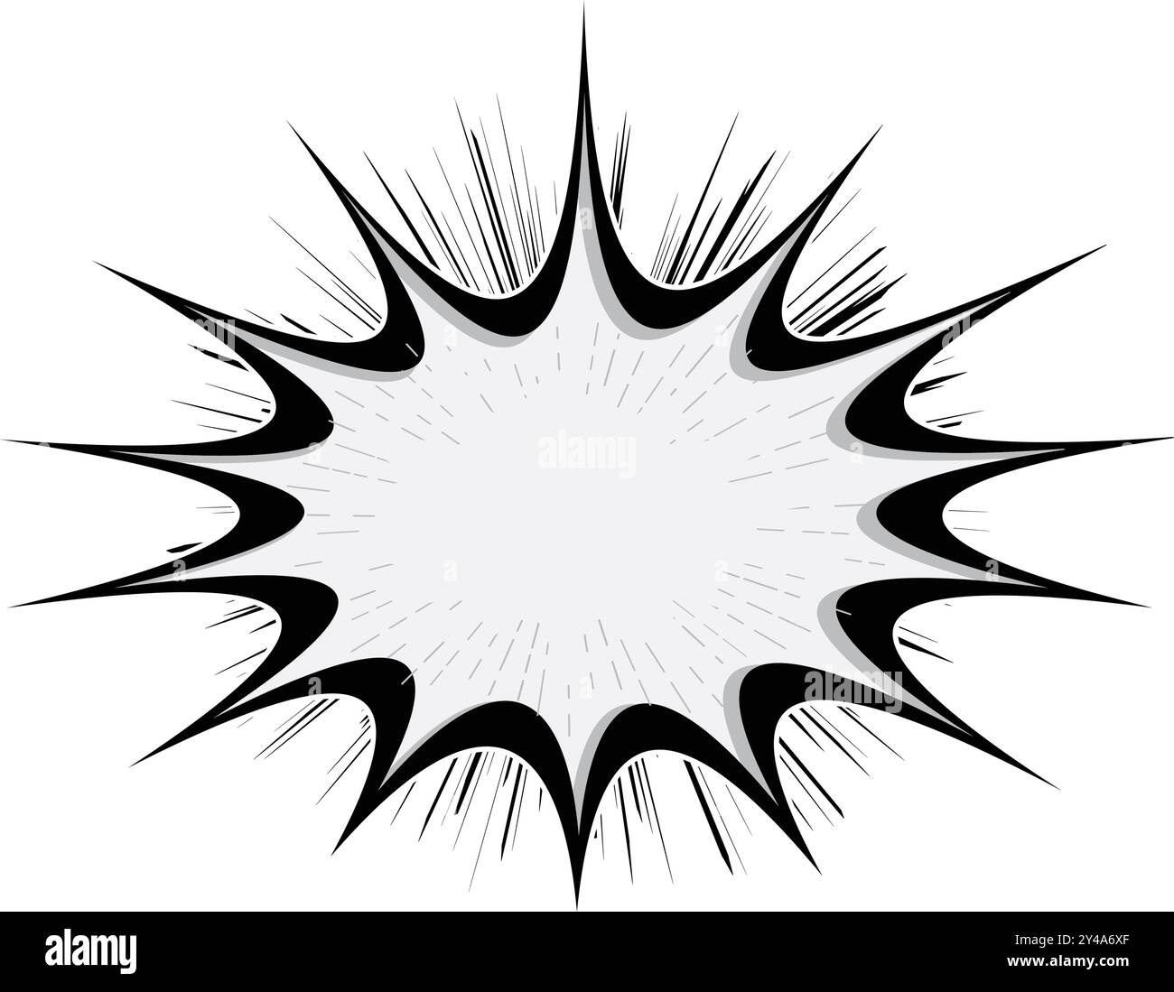 Explosion Pop art cartoon comic isolated. Vector illustration Stock ...